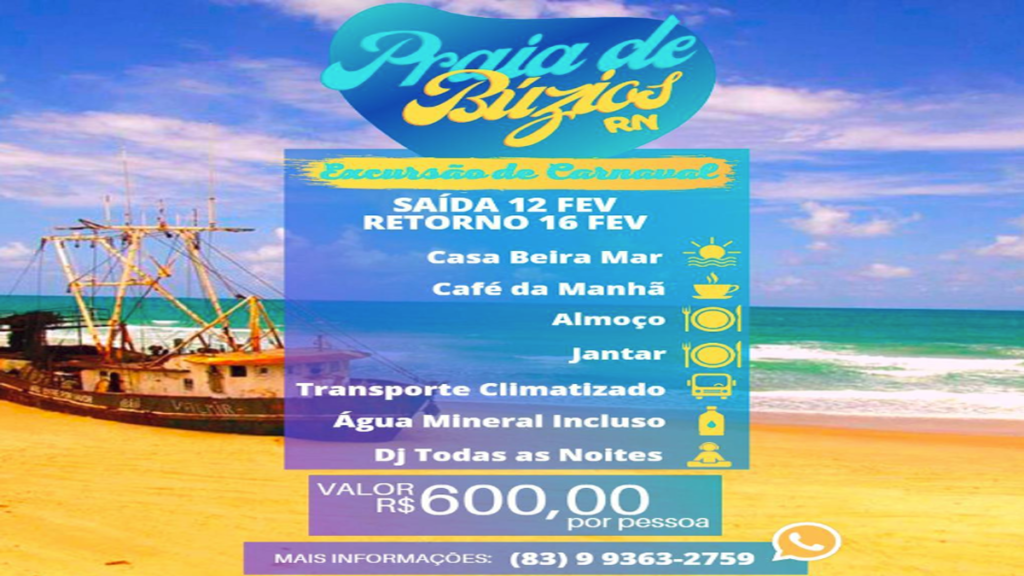 Praia de Buzios RN. Conheça a Maior Orla do litoral Sul! - Logos Tour